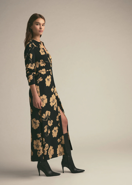Favorite Daughter The Icon Dress- Noir Fleur – Hand In Pocket